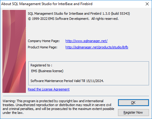 Online Documentation for SQL Management Studio for InterBase/Firebird | SQLManager
